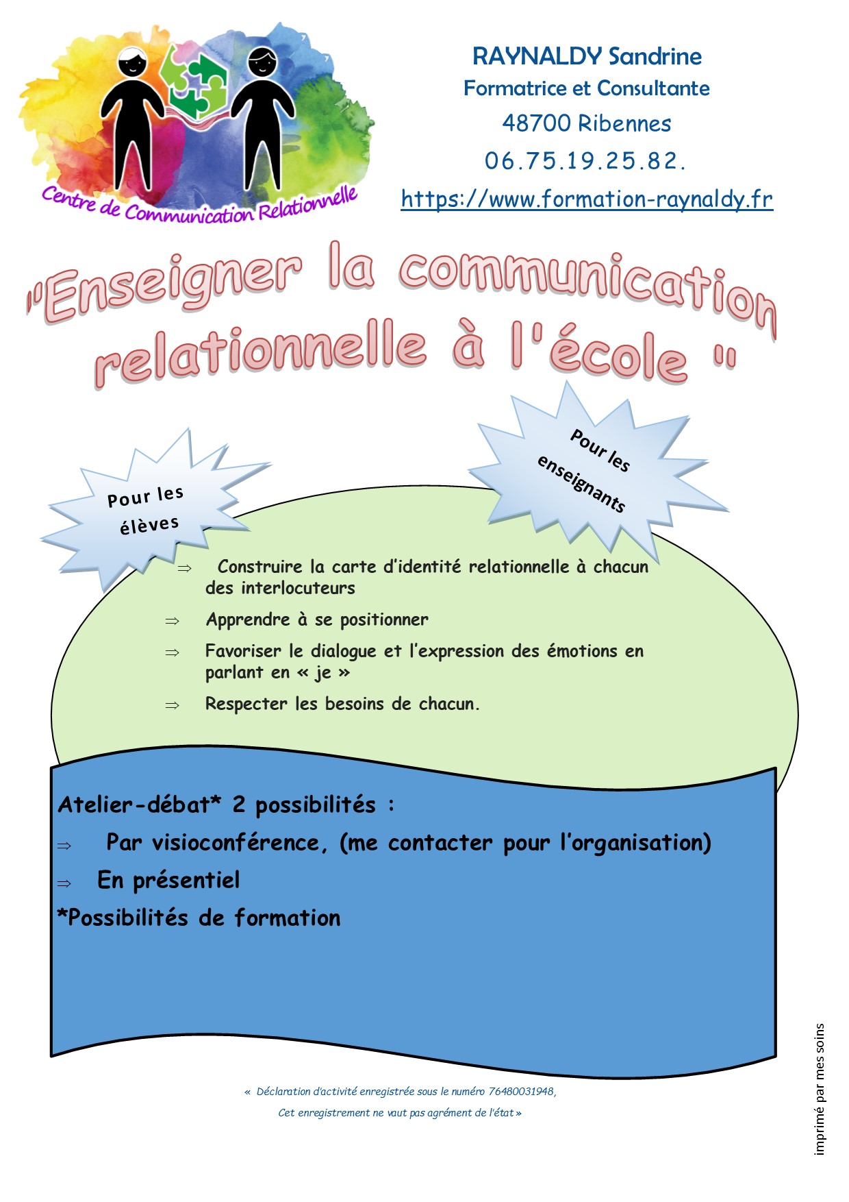 Enseigner la communication relationnelle à l'école - Formation Centre ...